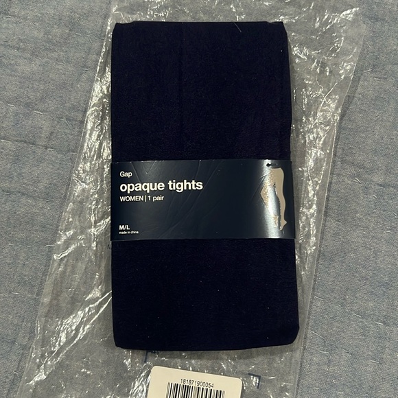 GAP | Accessories | Gap Navy Opaque Tights New With Tags | Poshmark
